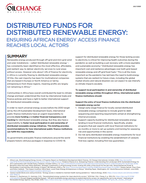 African Power Platform - Distributed Funds for Distributed Renewable ... African Power Platform - Distributed Funds for Distributed Renewable ...